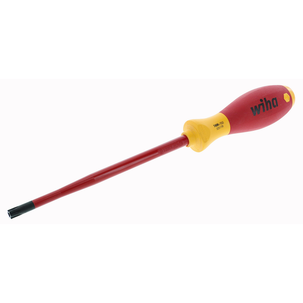 Wiha - Tamper-Resistant Torx Driver: T40, 10" OAL | MSC Direct