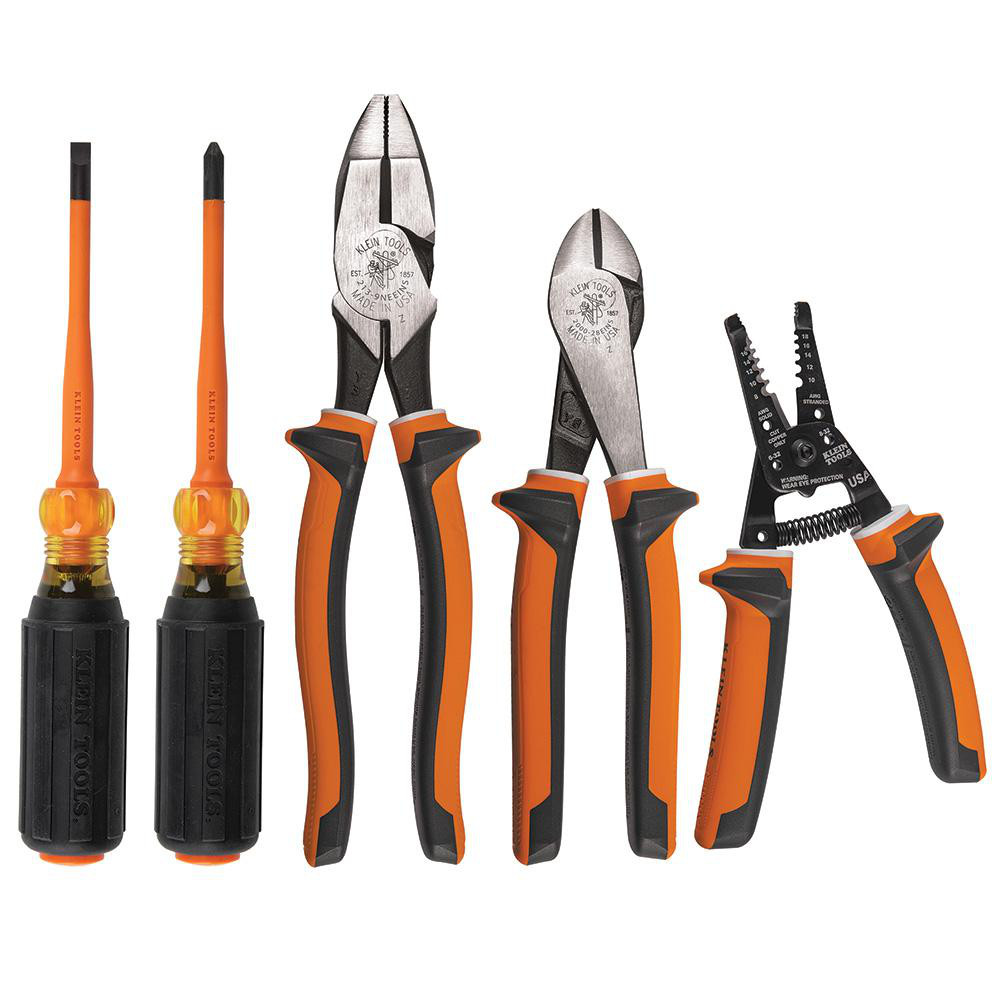 Klein Tools - Combination Hand Tool Sets: Set Type: Insulated Tool Set ...