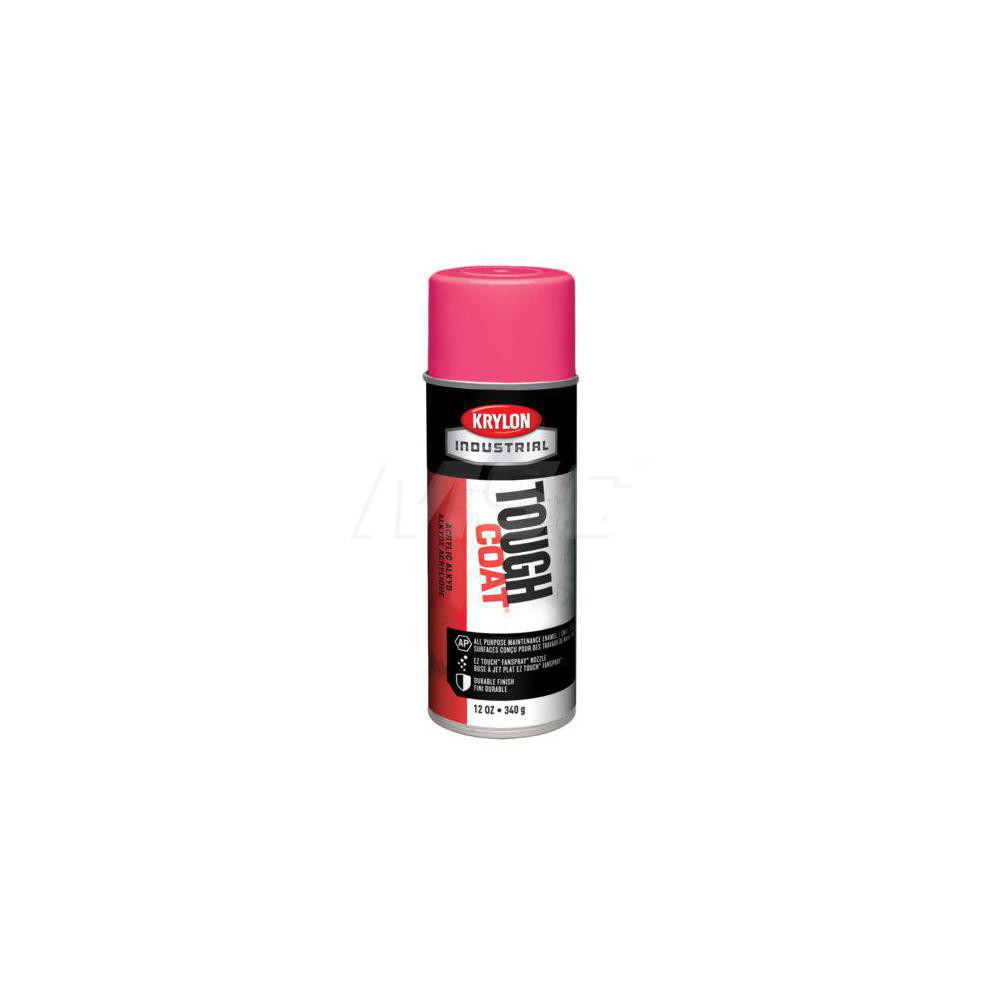 Krylon - Spray Paint: Pink, Gloss, 12 oz Net Fill, Acrylic Enamel | MSC ...