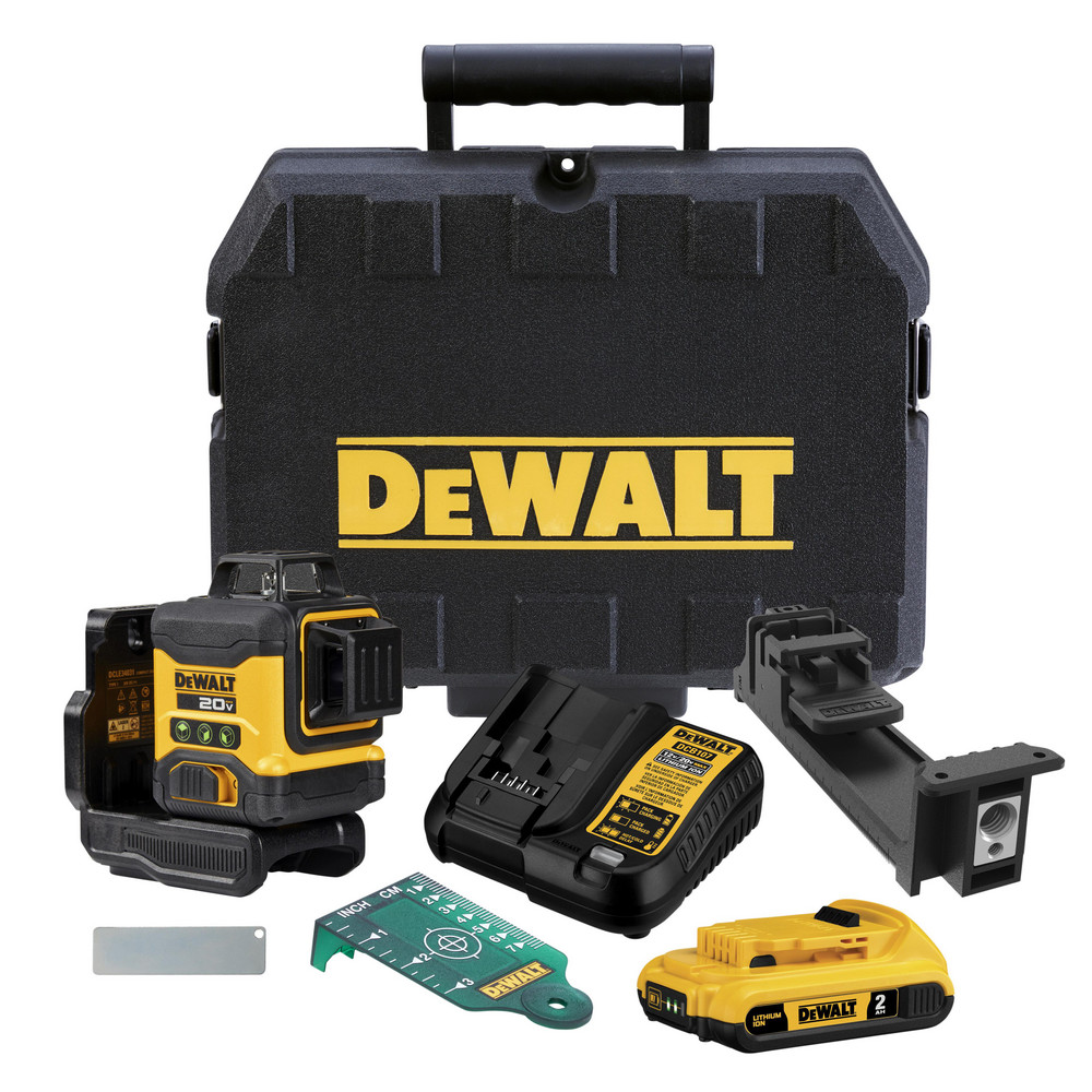 DeWALT - Laser Levels: Level Type: 3-Point, Self-Leveling Cross Line ...