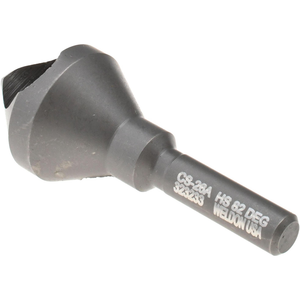Weldon - Countersink: 13/16" Head Dia, 82.00 deg Included Angle, 0 ...