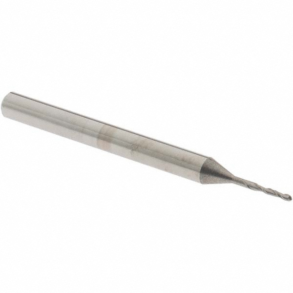 OSG - Ball End Mill: 1/32" Dia, 1/8" LOC, 2 Flute, Solid Carbide | MSC ...