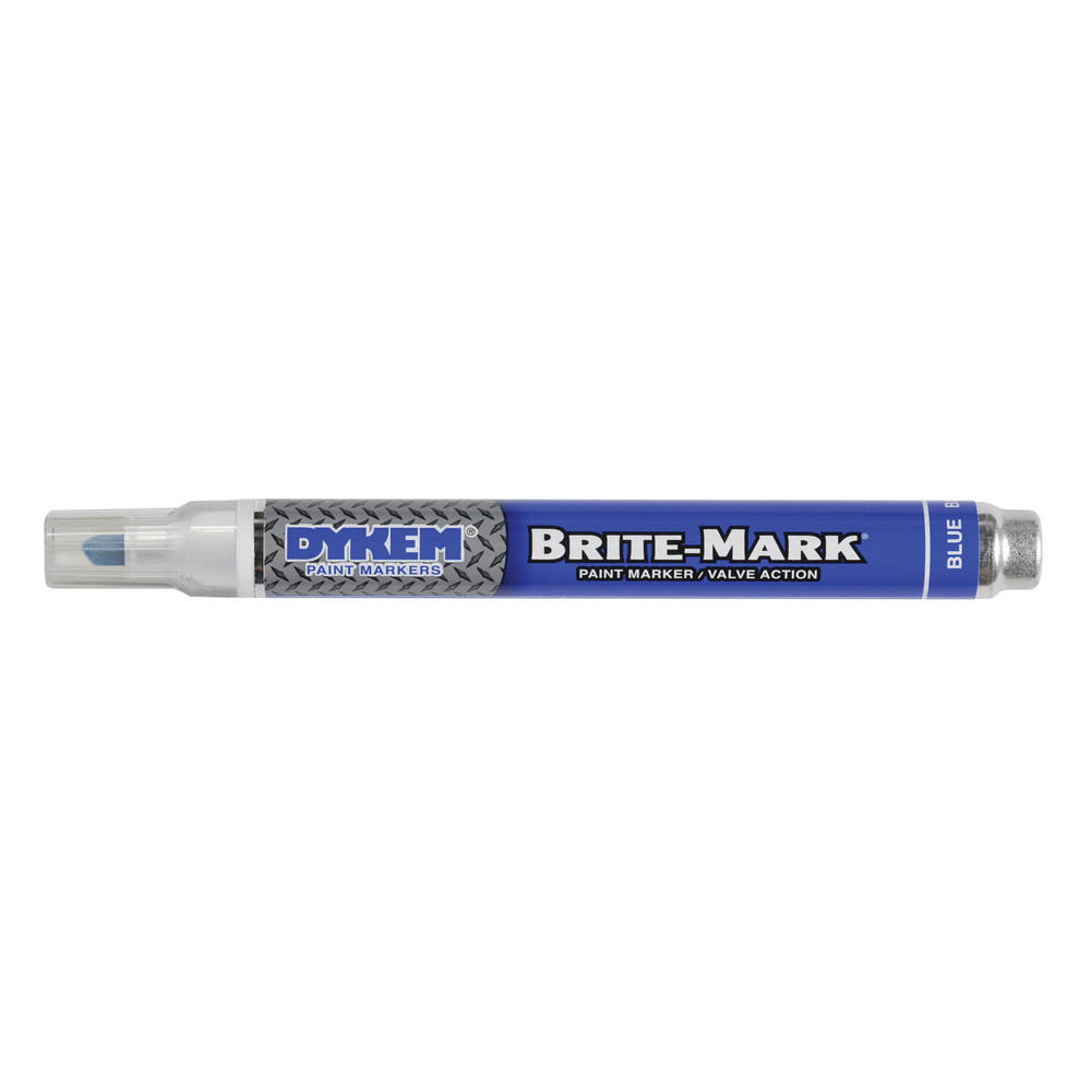 Dykem - Liquid Paint Marker: Blue, Oil Base, Line & Medium Tip | MSC Direct