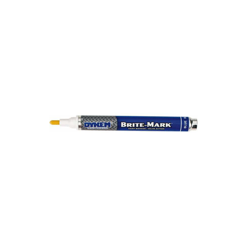 Dykem - Liquid Paint Marker: Blue, Oil Base, Line & Medium Tip | MSC Direct