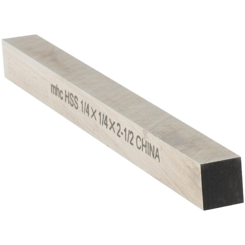 Value Collection - Tool Bit Blank: 1/4" Wide, 1/4" High, 2-1/2" Long ...