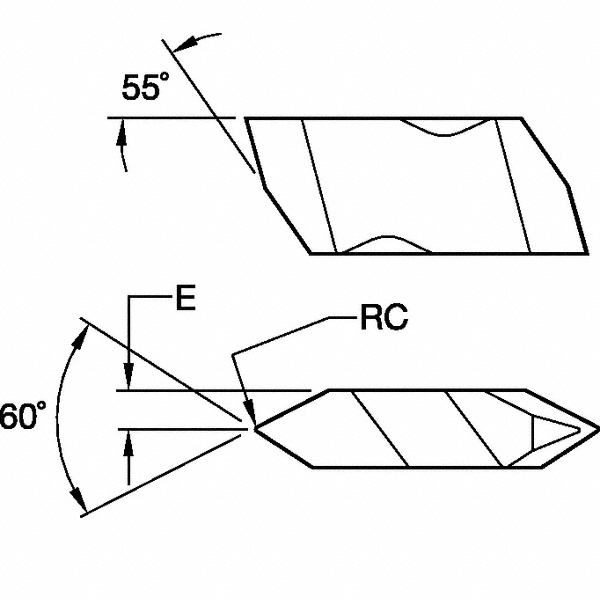Kennametal - ND4050 Grade KCU25, Internal/External API Rotary Shoulder ...