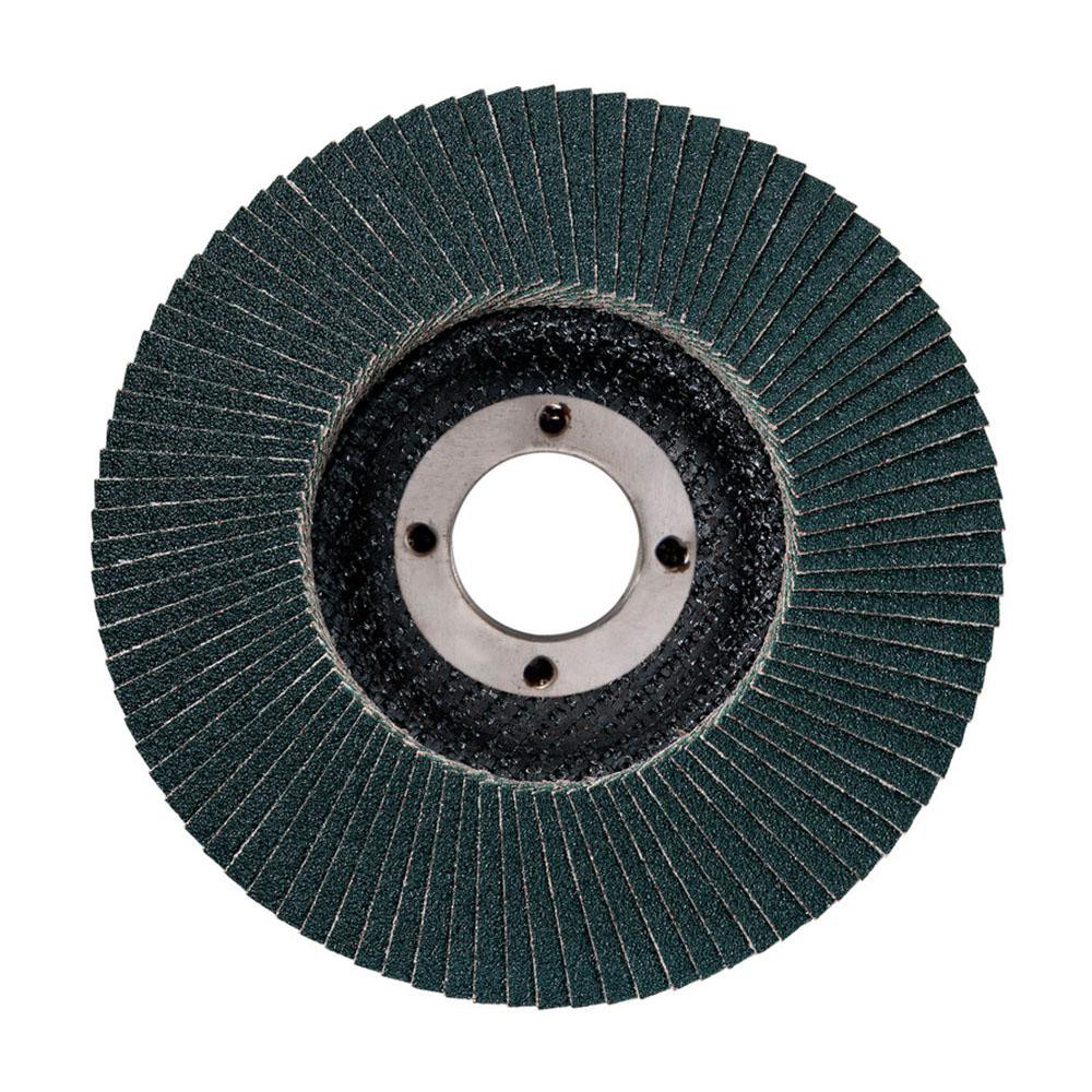 Metabo - Flap Disc: 6" Dia, 7/8" Hole, 120 Grit, Zirconia Alumina, Type ...