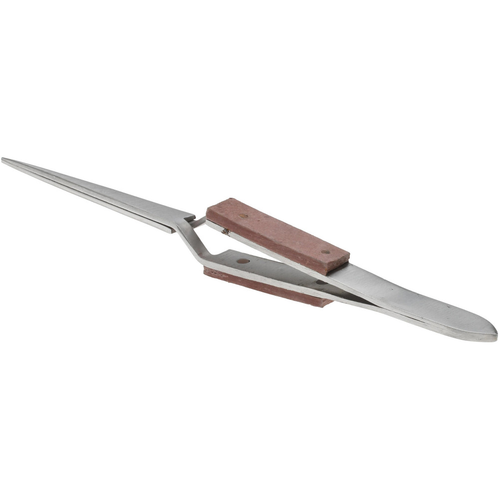 Value Collection - Assembly Tweezer: Stainless Steel, Straight Tip, 6-1 ...