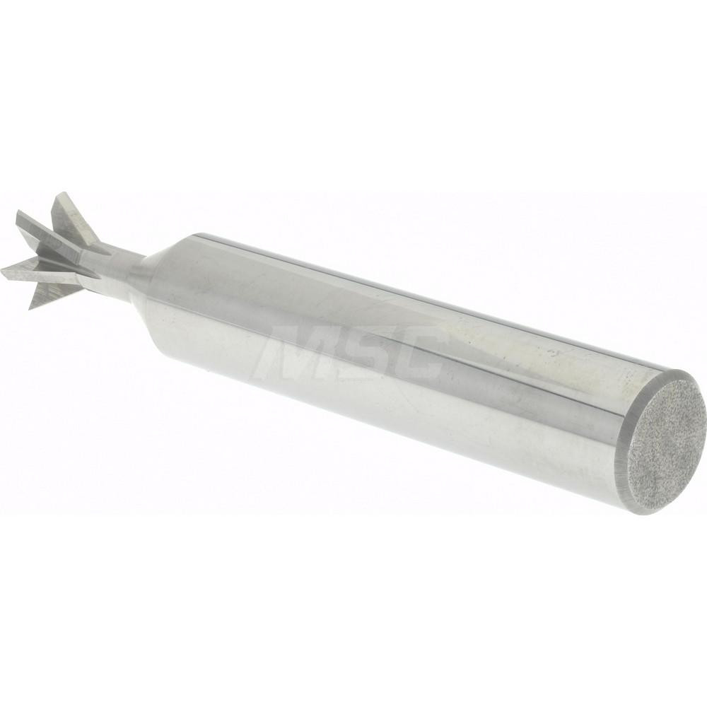 Internal Tool - Dovetail Cutter: 60 °, 1/4" Cut Width, Solid Carbide ...