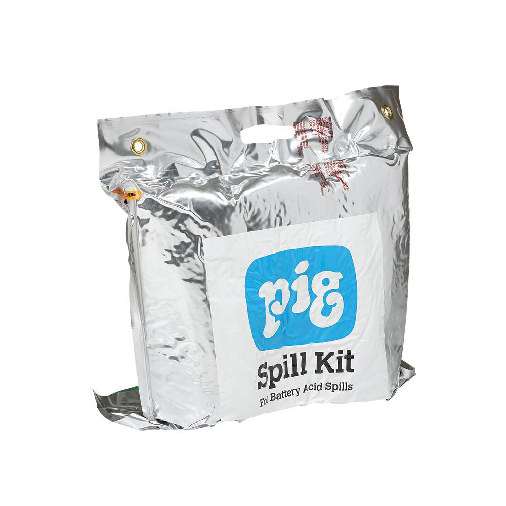 New Pig - Spill Kits: Kit Type: Battery Acid Spill; Container Type: Bag ...