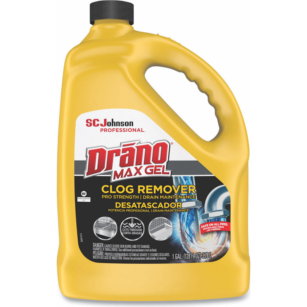 Drano - Drano Pro Strength Max Gel Clog Remover, 128 oz Bottle, 4/case ...