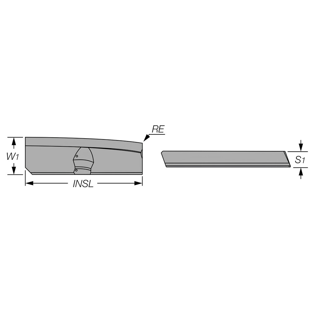 Tool-Flo - Thread Mill Inserts: TIH, 1259, Carbide, 5.00 | MSC Direct