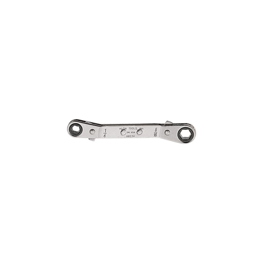 Klein Tools - Offset Box End Wrench: 1/4 x 5/16", 6 Point, Double End ...