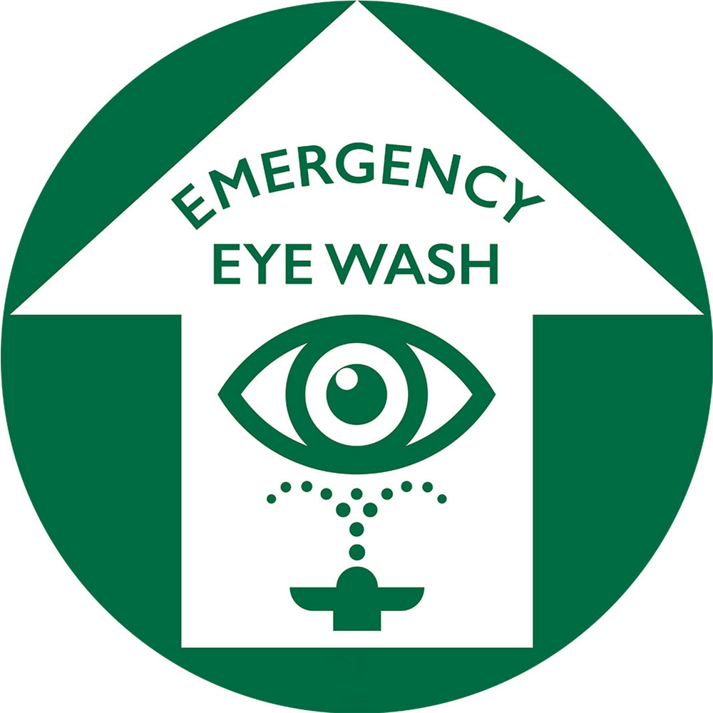 Mighty Line - Adhesive Backed Floor Signs: Message Type: First Aid ...
