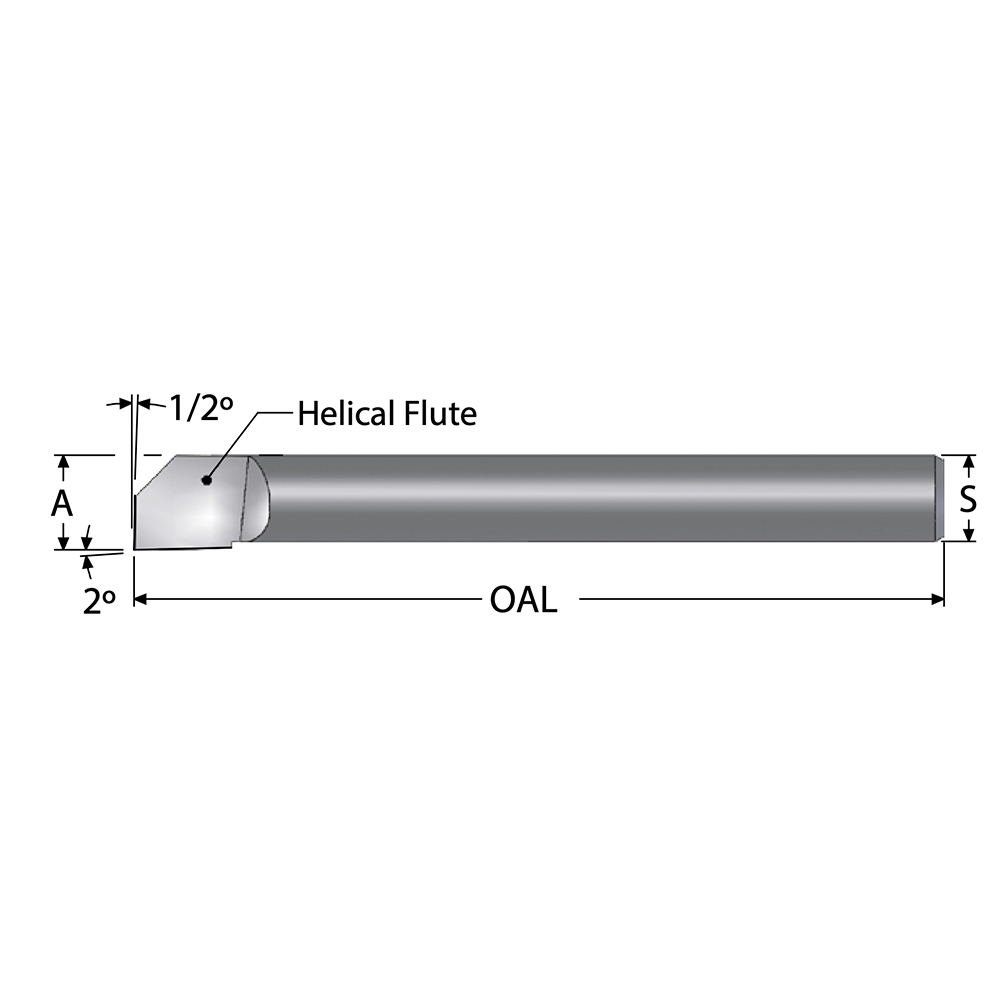 Scientific Cutting Tools - Back Boring Bar: 0.1500" Min Bore Dia, Right ...
