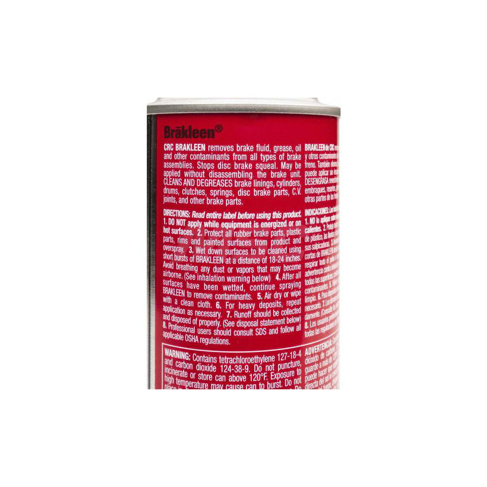 CRC - Brake Parts Cleaner: 19.00 oz, Aerosol Can | MSC Direct