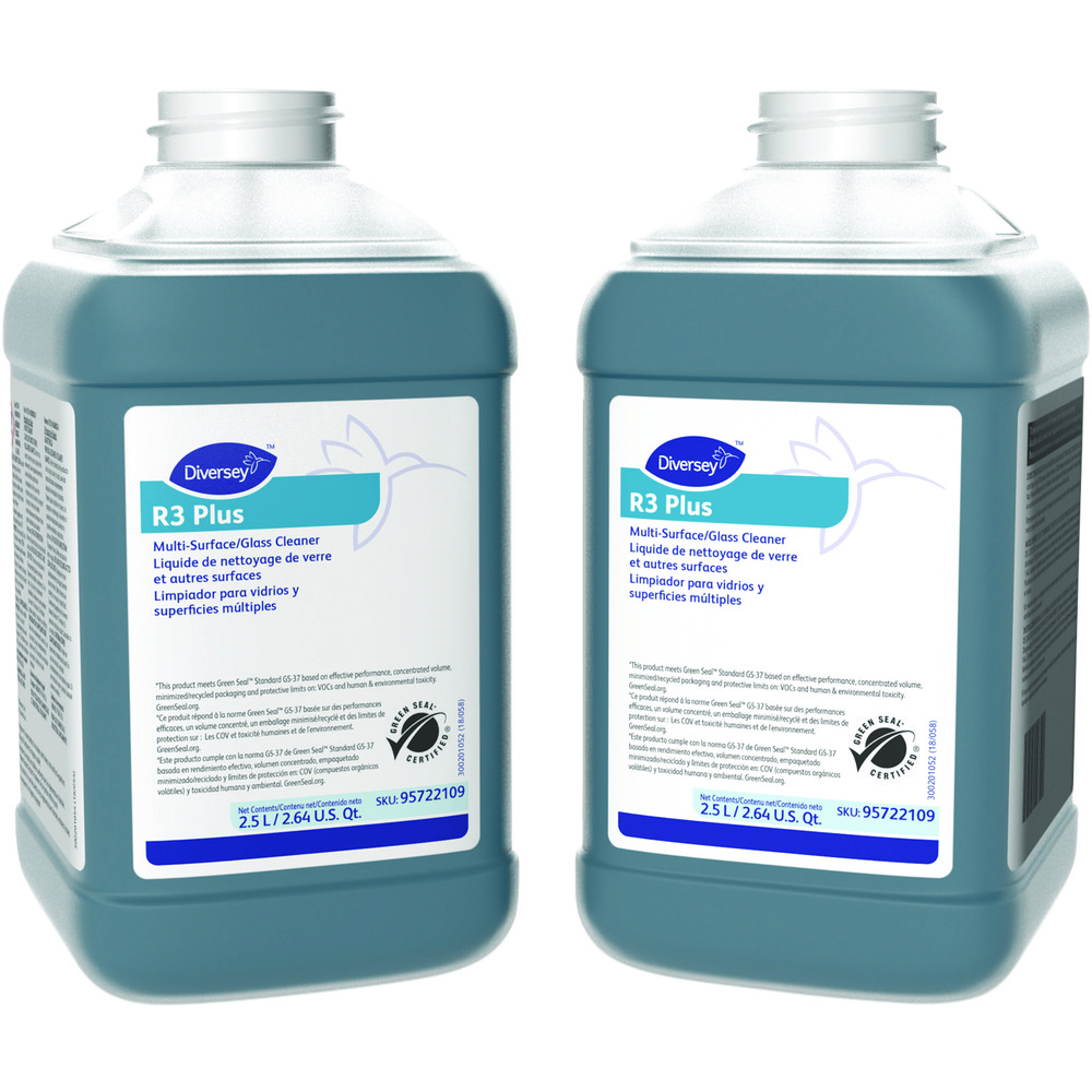 Diversey - Glass Cleaners: Liquid, Bottle, Concentrated, 2.5 L | MSC Direct