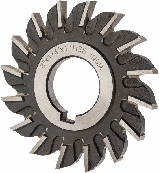 Value Collection - 3" Diam x 1/4" Face Width Straight Tooth Side ...