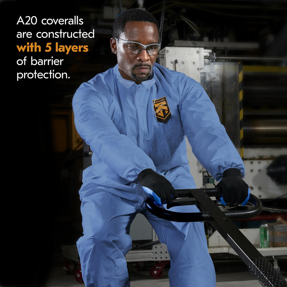 KleenGuard - Disposable Coveralls: Particle Protection Protection, Size ...