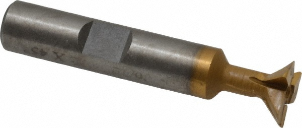 Made in USA - 45° 1/2" Cut Diam, 5/32" Cut Width, Carbide-Tipped ...