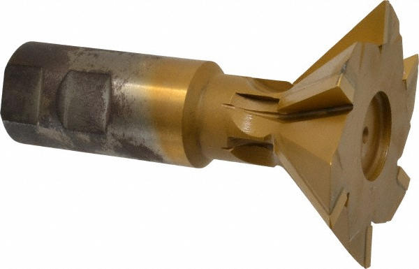 Made in USA - Dovetail Cutter: 45 °, 3" Cut Dia, 1" Cut Width, Carbide ...