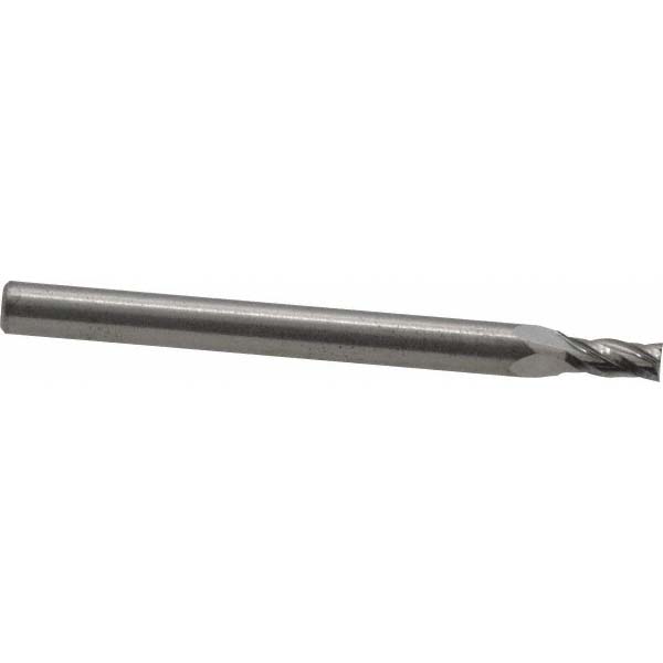 RobbJack - 3/32", 3/16" LOC, 1/8" Shank Diam, 1-1/2" OAL, 4 Flute ...
