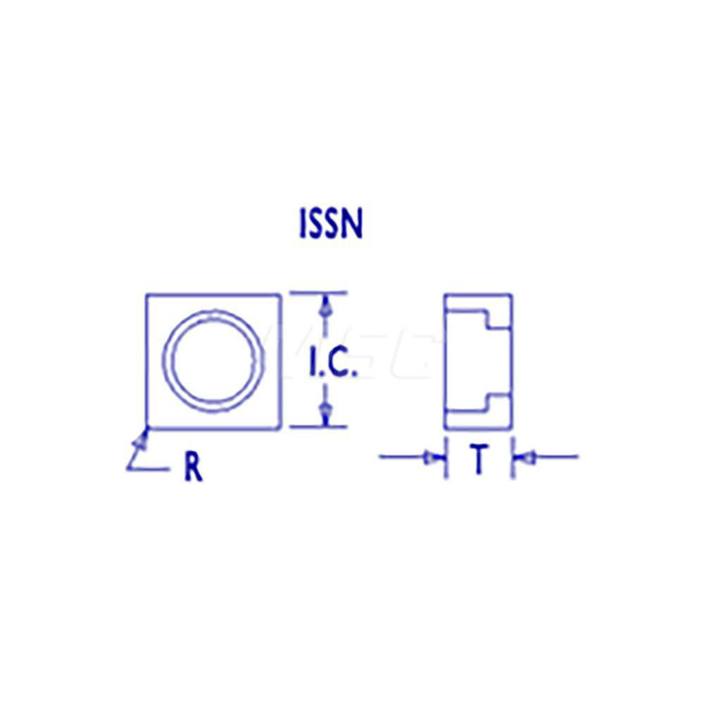 Made in USA - Shim for Indexables: 1/2" Inscribed Circle | MSC Direct