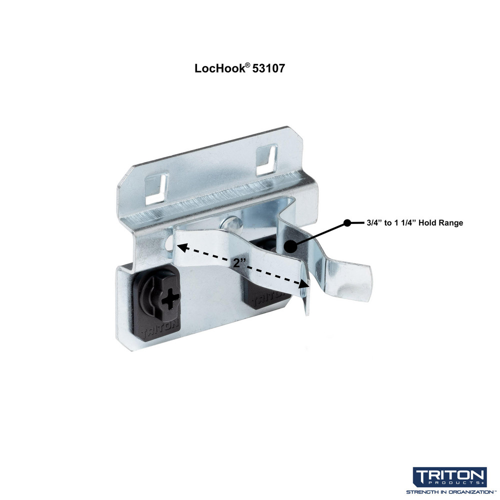 Triton Products - Extended Spring Clip Pegboard Hook | MSC Direct