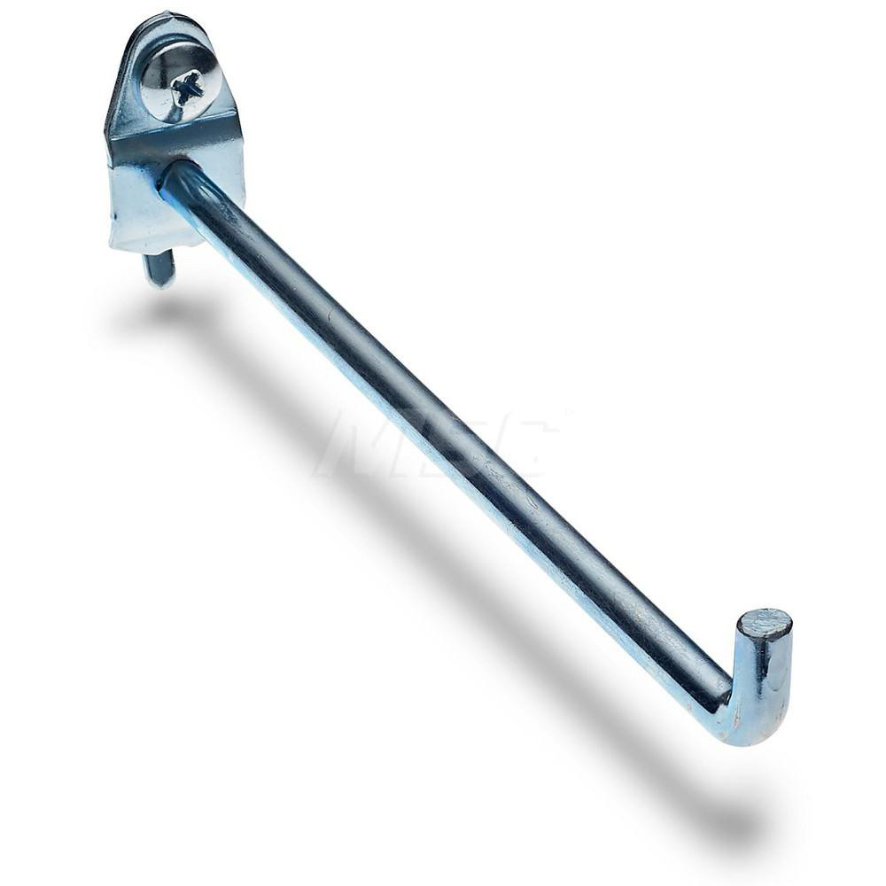 Triton Products - 1/4" Diam, 6" Long Single Angled End Pegboard Hook ...