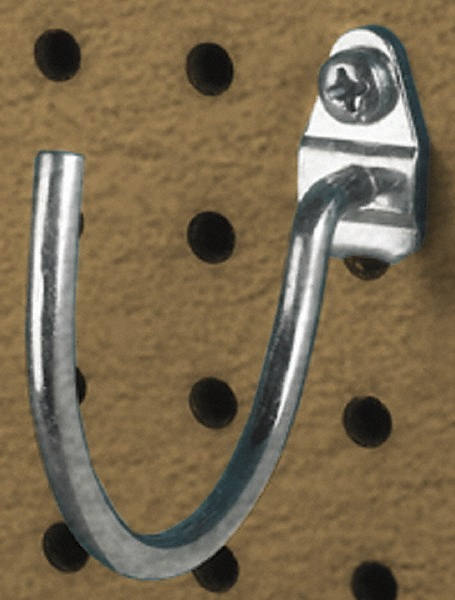 Triton - 2" ID, 3/16" Diam, 2-1/4" Long Curved Pegboard Hook - 03096773 ...