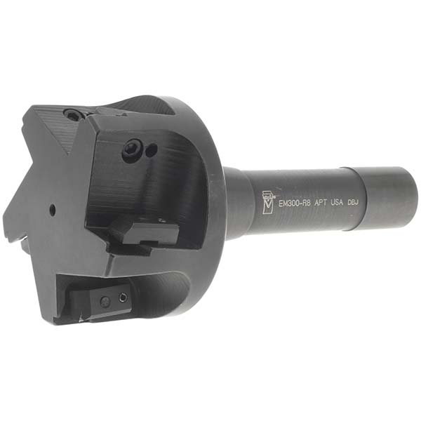 APT - Indexable Square-Shoulder End Mill: EM-300-R8 3XR8 SH, 3" Cut Dia ...