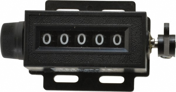 Durant - 5 Digit Wheel Display Counter - 03144672 - MSC Industrial Supply