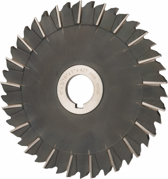 Value Collection - 6" Dia x 3/16" Thick Staggered Tooth Side Chip Saw ...