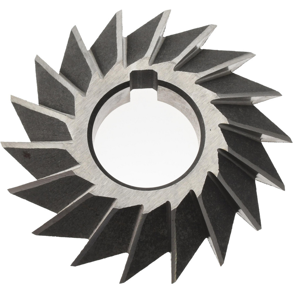 Value Collection - Double Angle Milling Cutter: 45 °, 2-3/4" Cut Dia, 1 ...
