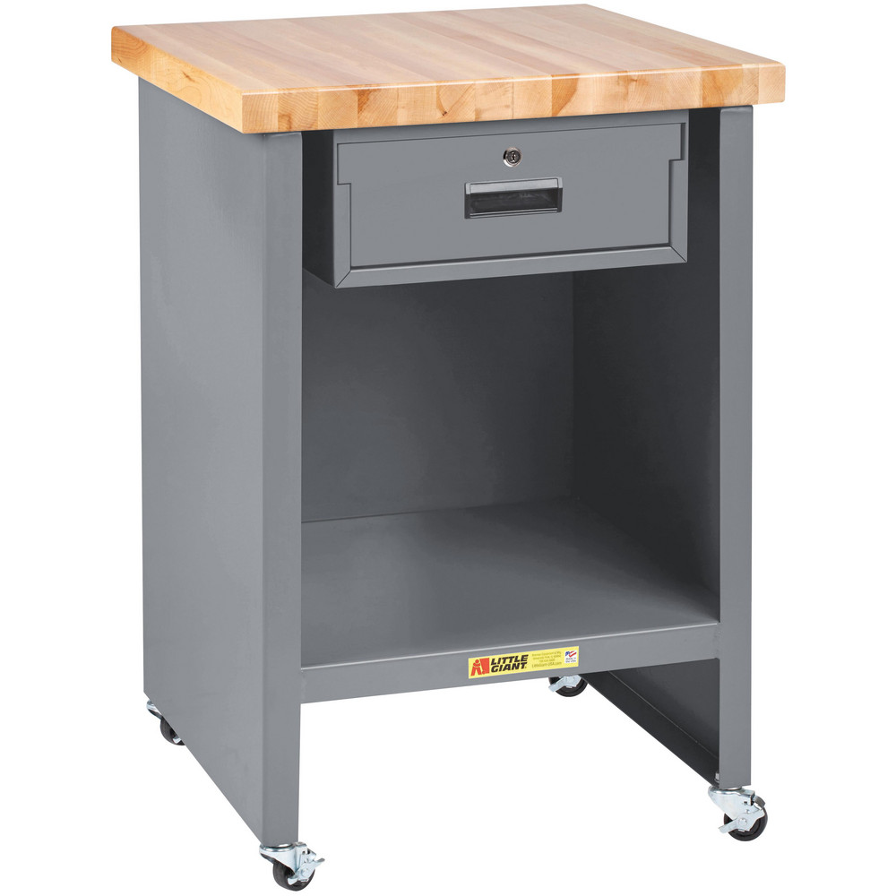 Little Giant® - Mobile Work Benches: Bench Type: Butcher Block Work ...