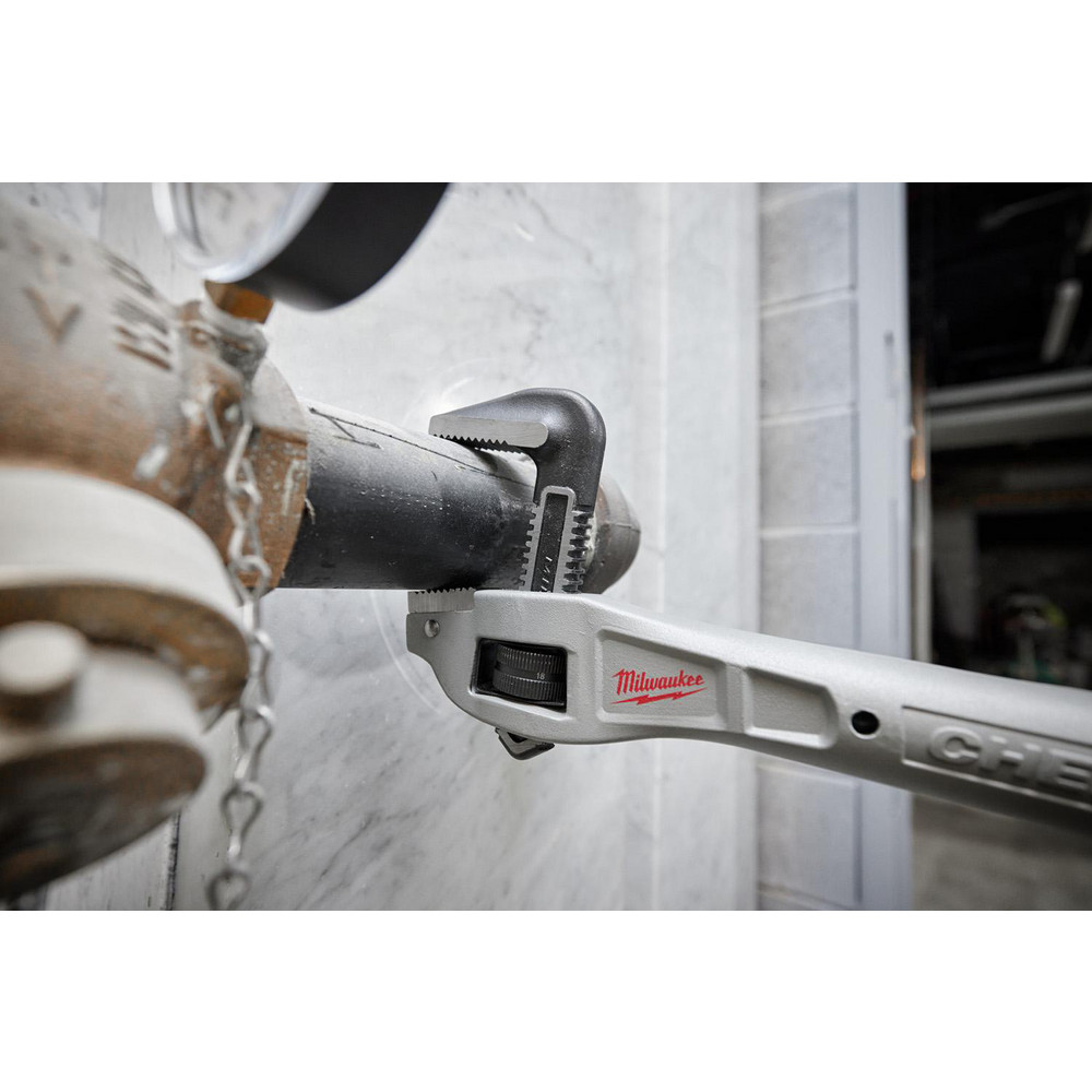 Milwaukee Tool - Pipe Wrench: 2" Max, 20" OAL, Aluminum | MSC Direct