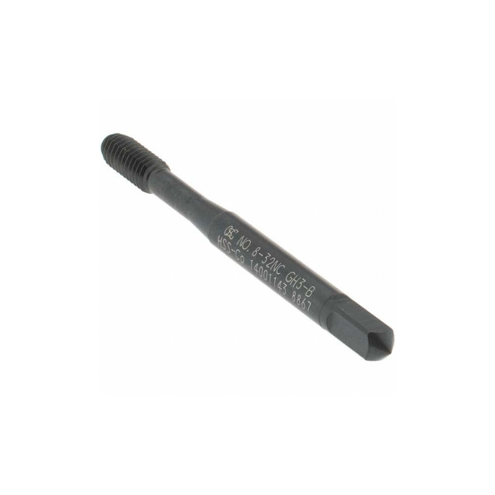 OSG - Thread Forming Tap: #8-32 UNC, 3B Class of Fit, Modified Bottoming Chamfer, Cobalt, Steam ...