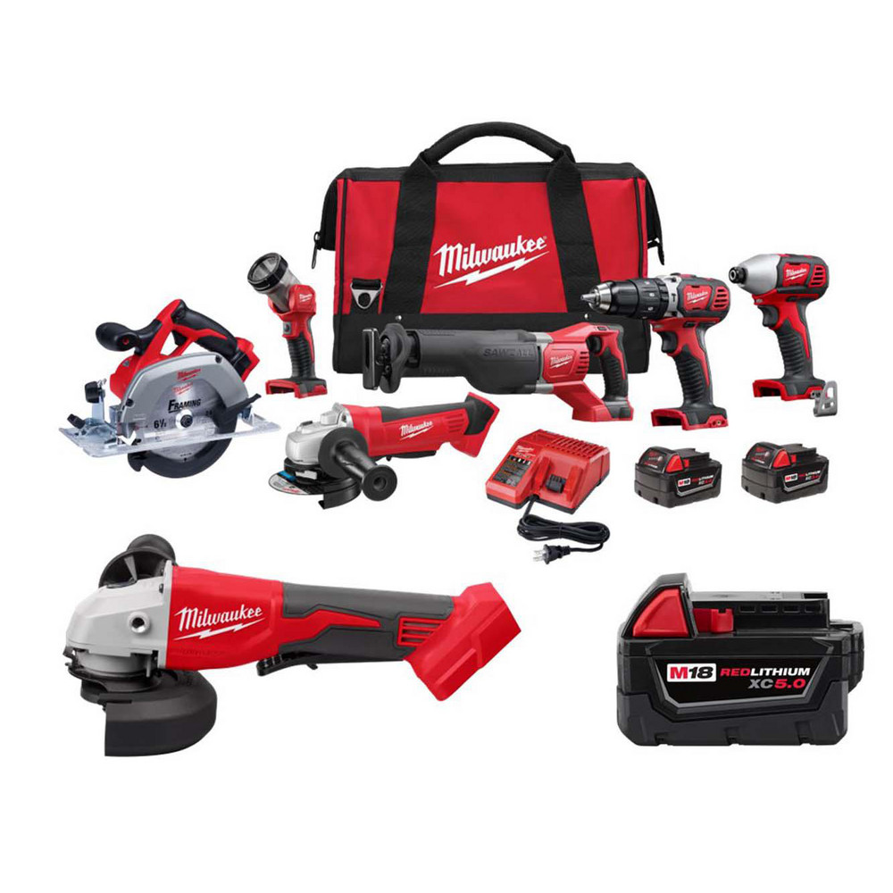 Milwaukee Tool - 18.00 Volt Cordless Tool Combination Kit | MSC Direct
