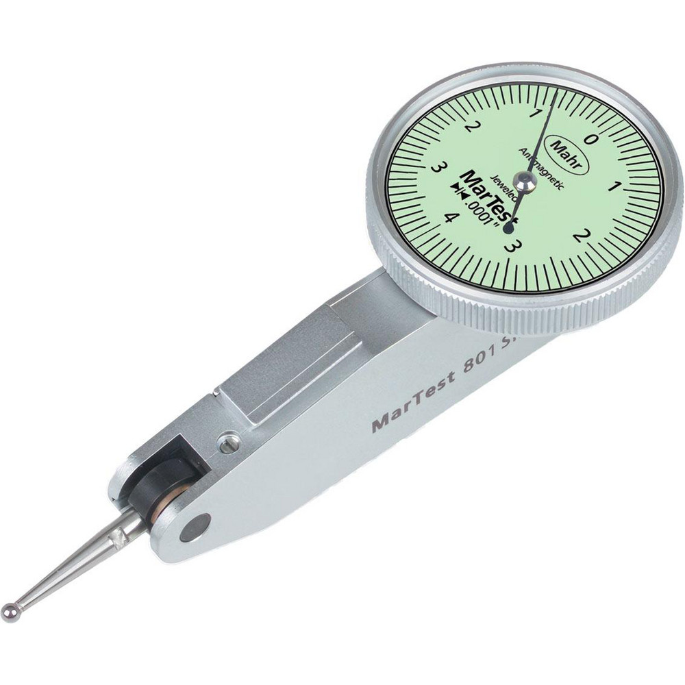 Mahr - Horizontal Dial Test Indicator: 0.0040" Max, 0-5-0 Dial Reading ...
