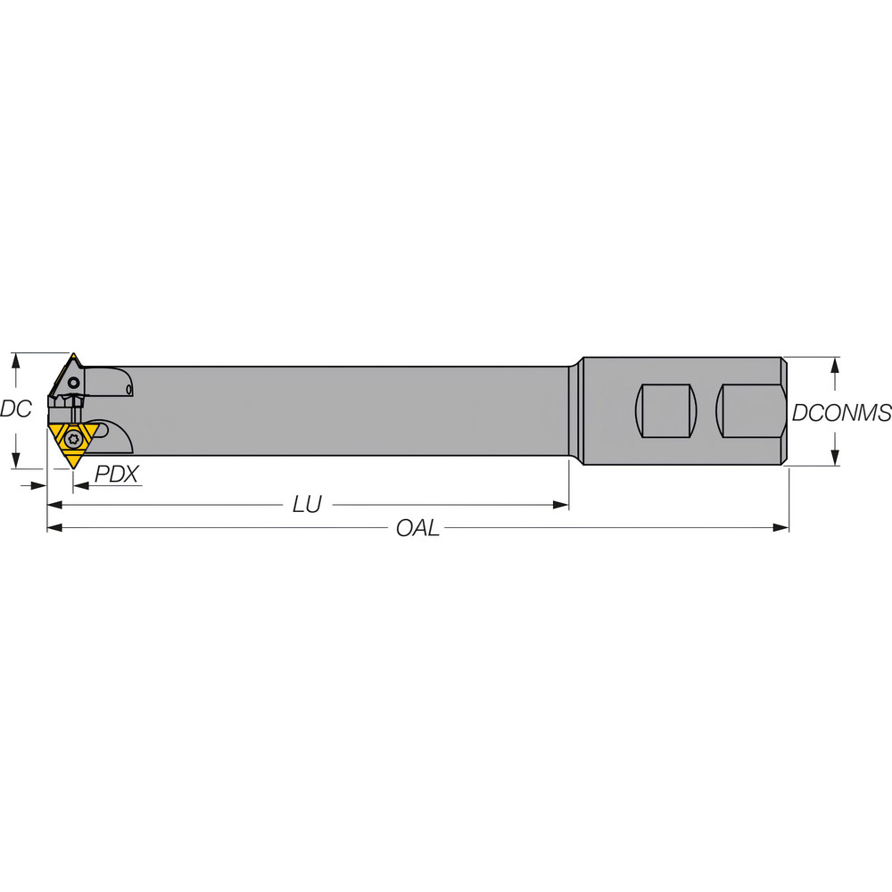 Tool-Flo - Indexable Thread Mills: Cutting Diameter (Decimal Inch): 1. ...