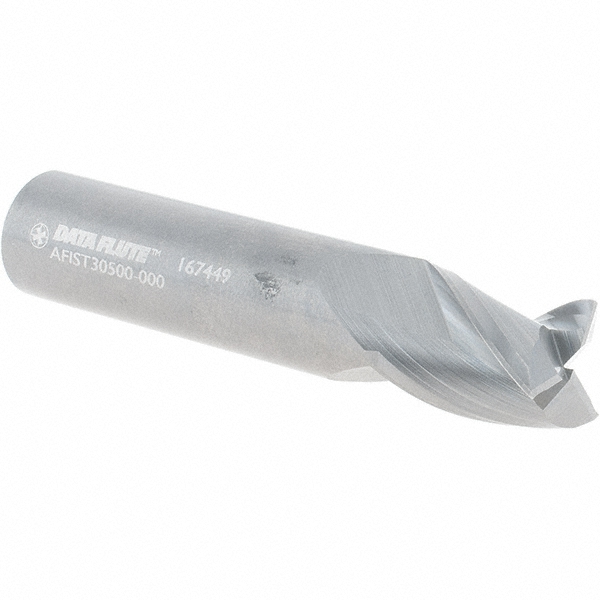 Made in USA - Square End Mill: 1/2" Dia, 5/8" LOC, 3 Flute, Solid ...