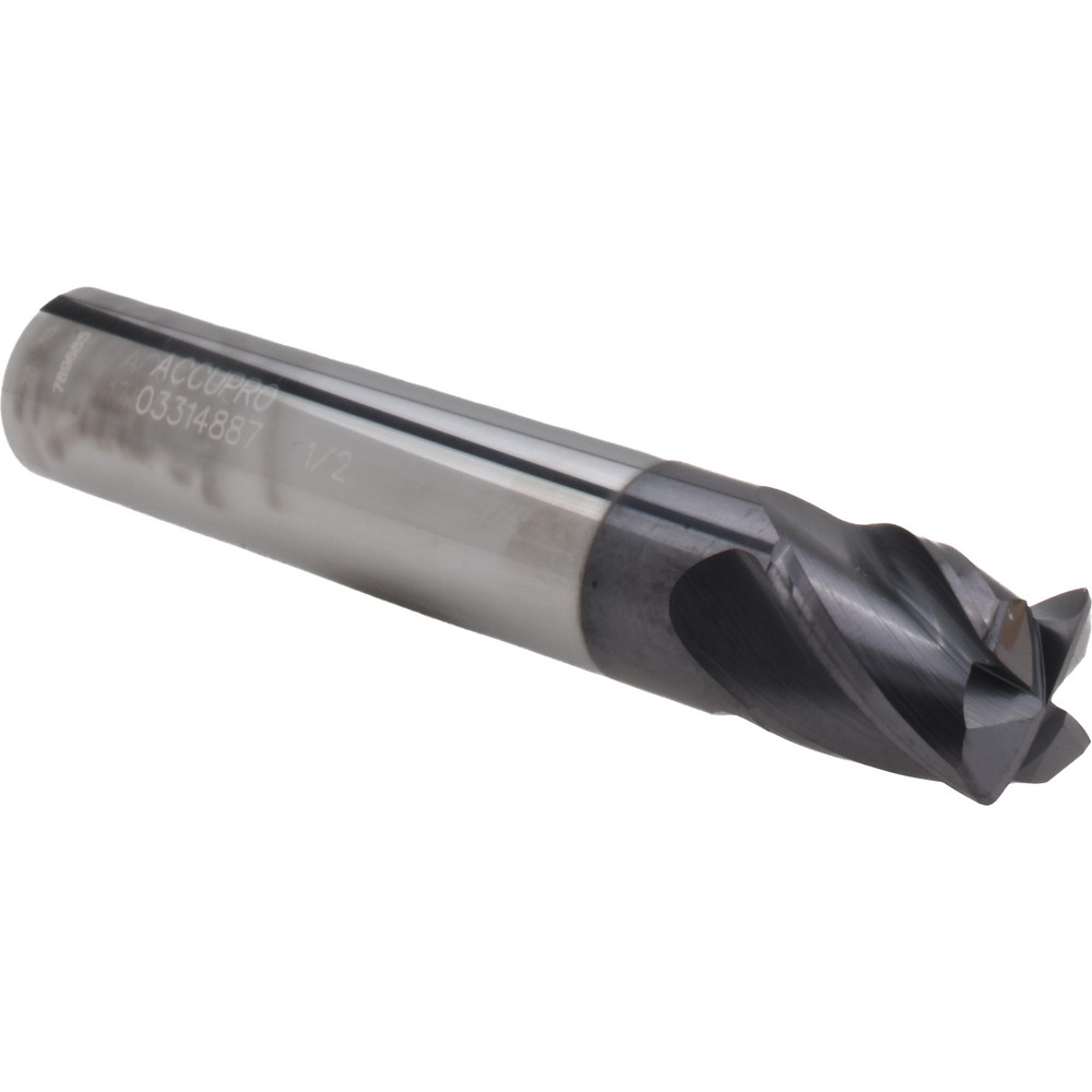 Accupro - Barrel Cutter End Mills: End Type: Lens Form; Material: Solid Carbide; Taper Angle Per ...