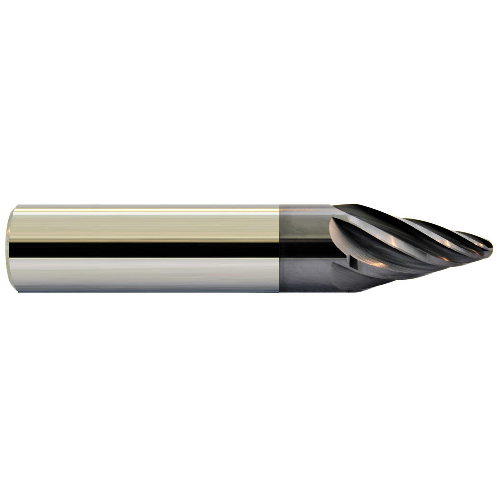 Accupro - Barrel Cutter End Mills; End Type: Taper Form; Material: Solid Carbide; Taper Angle ...