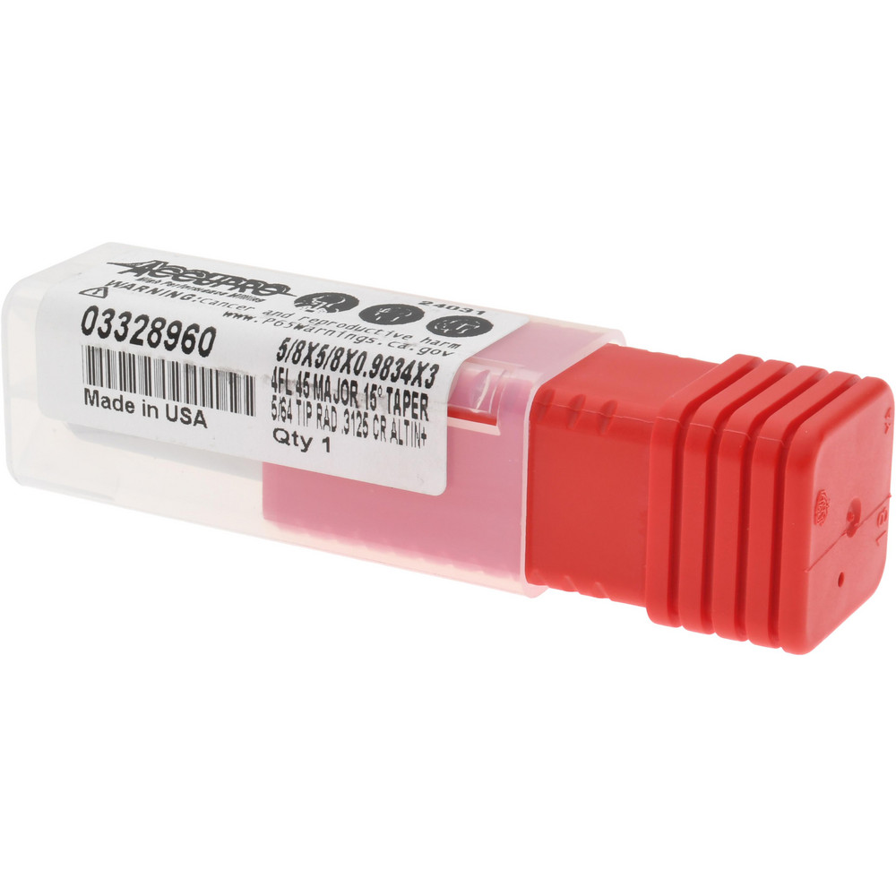 Accupro - Barrel Cutter End Mills; End Type: Taper Form; Material ...