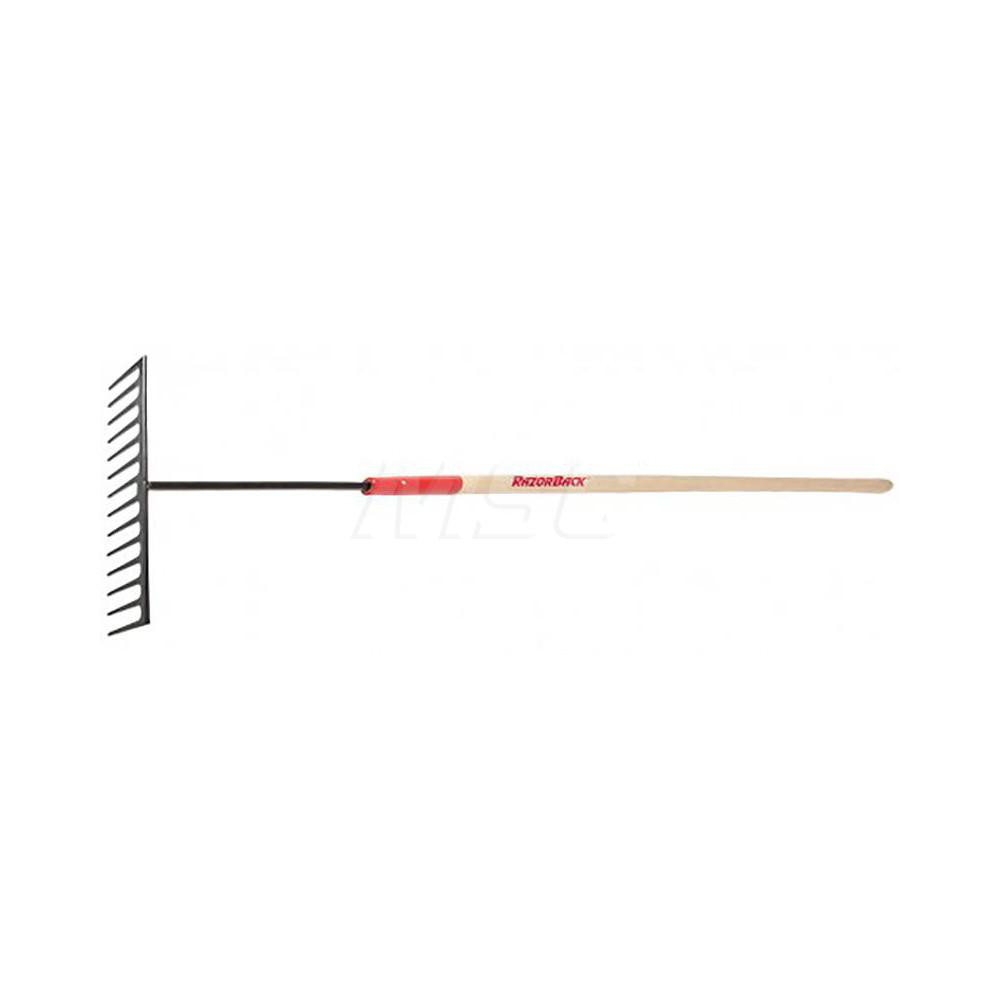 Razor-Back - Asphalt Rake with 78" Straight Wood Handle | MSC Direct