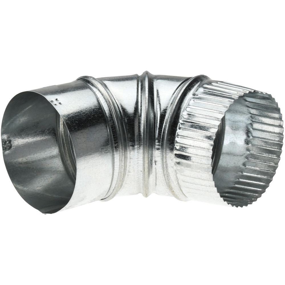 Value Collection - 4" ID, Galvanized Duct Round Adjustable Elbows | MSC ...