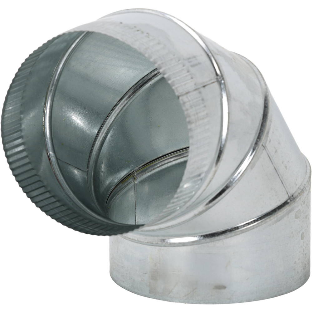 Value Collection - 8" ID, Galvanized Duct Round Adjustable Elbows | MSC ...