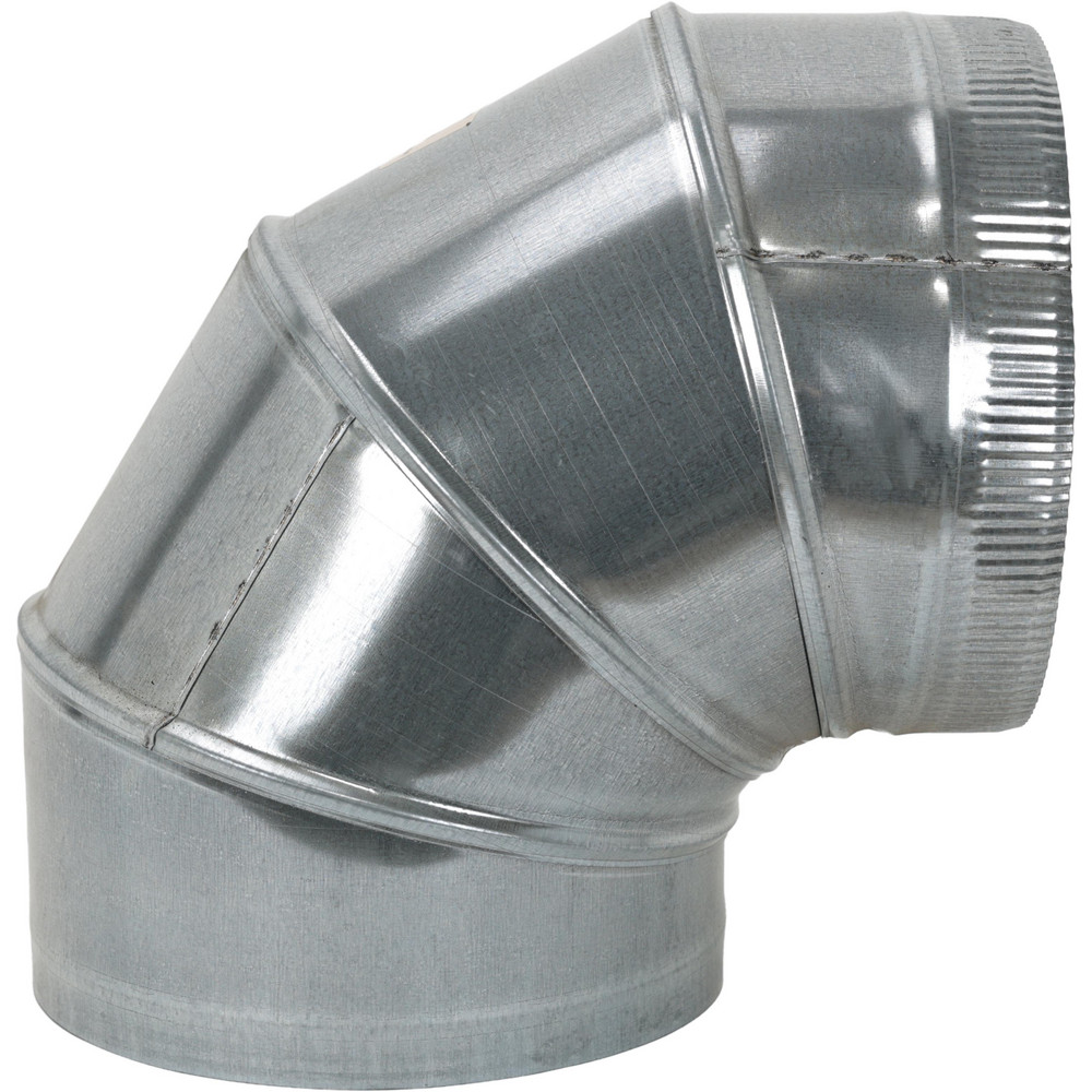 Value Collection - 10" ID, Galvanized Duct Round Adjustable Elbows ...