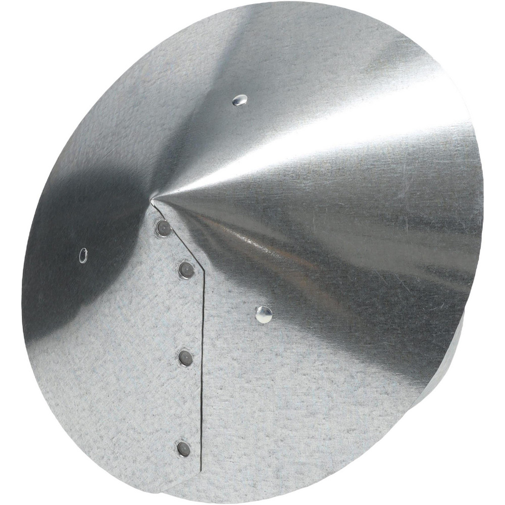 Value Collection - 4" ID, Galvanized Duct Rain Caps | MSC Direct