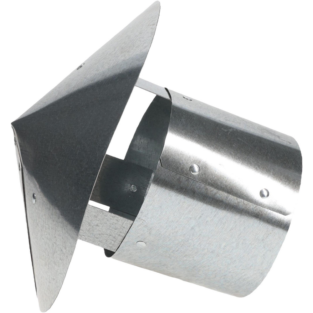 Value Collection - 4" ID, Galvanized Duct Rain Caps | MSC Direct